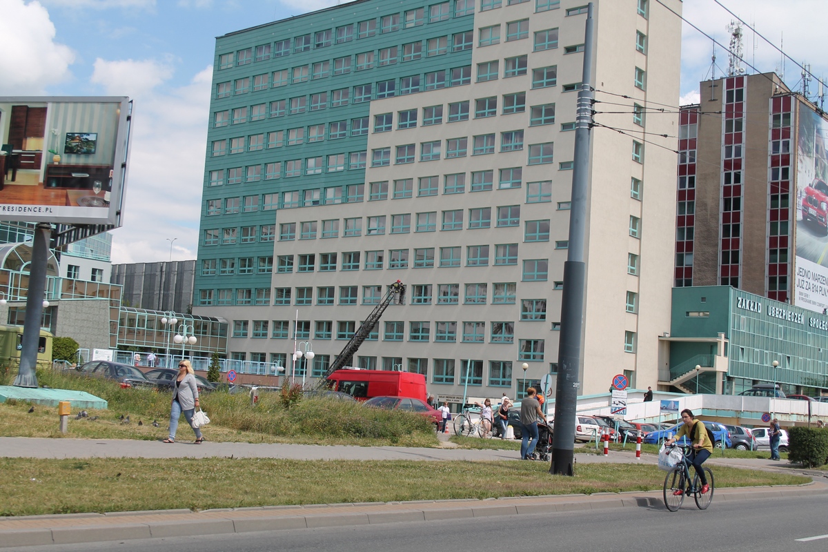 Lublin: Pożar w budynku ZUS-u. Spokojnie to tylko ćwiczenia : Lublin112 ...