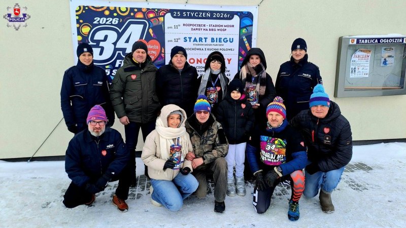 Policyjne zabezpieczenie 34. Finału WOŚP w województwie lubelskim ...